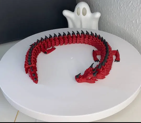 Articulated Fire Dragon - Free 3D Print Model - MakerWorld