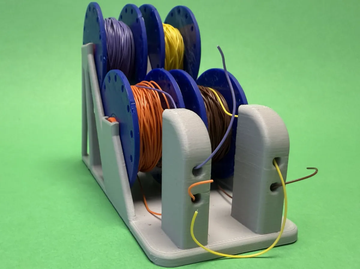 Stand for 4/8 Cable Spools by wolfgang.wendefeuer MakerWorld: Download ...