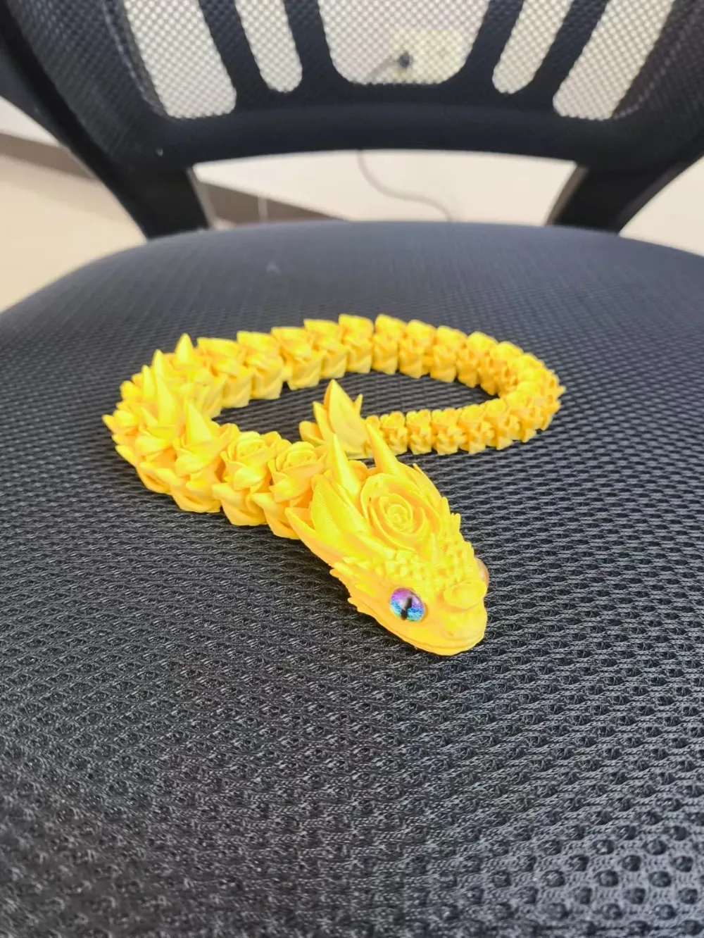 Head-mounted Ingot Rose Snake (45cm, 8mm simulated eyes, ingot design ...