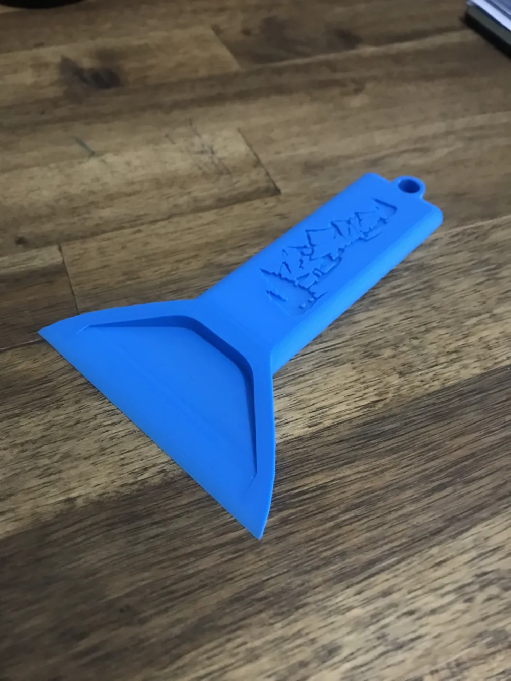 Print Bed Scraper - Mountain Landscape by MickGeorg - MakerWorld