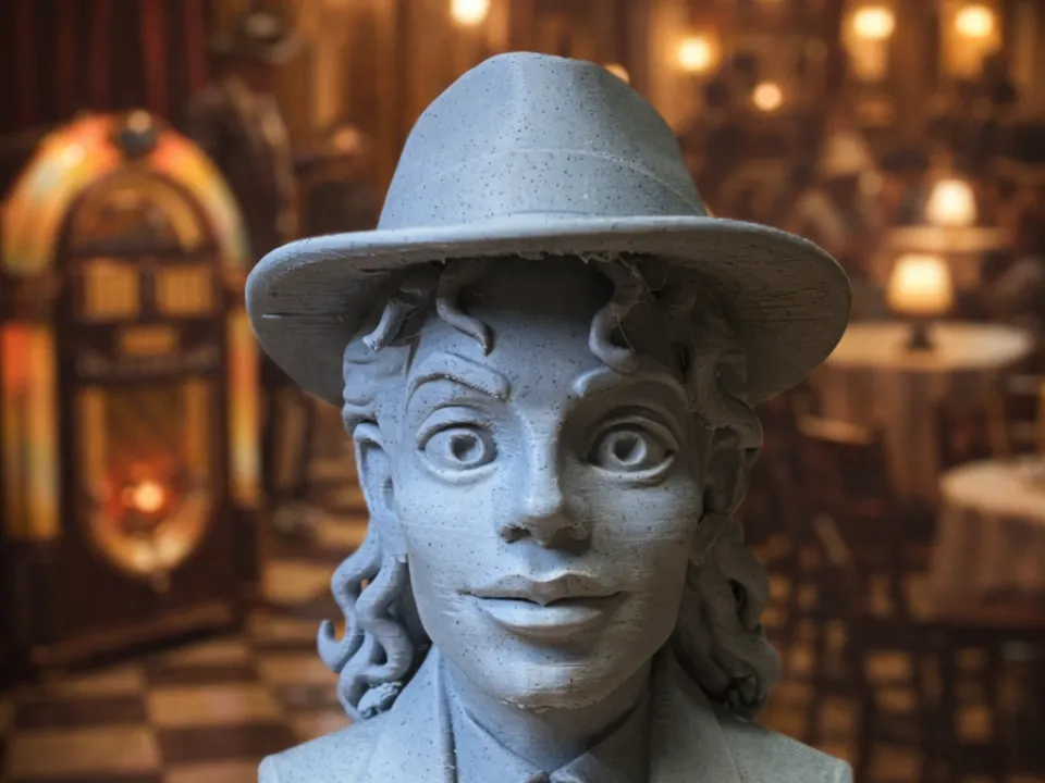 Bust of Michael Jackson - Free 3D Print Model - MakerWorld