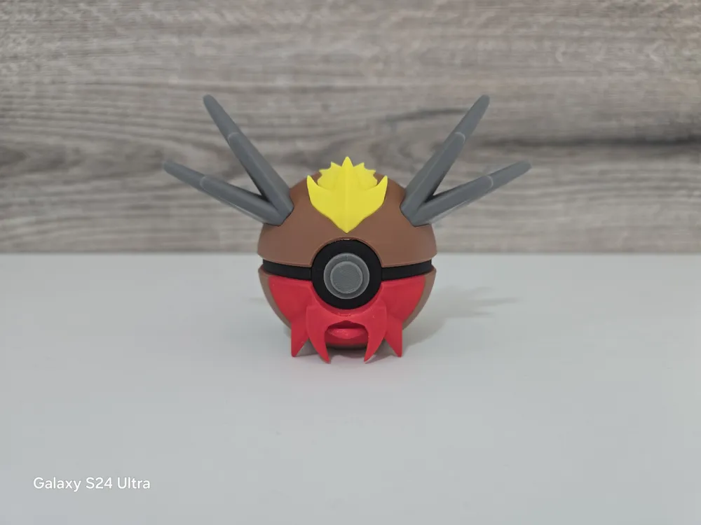 #0244 Entei Pokéball - Multiparts by 3D Girl MakerWorld: Download Free ...
