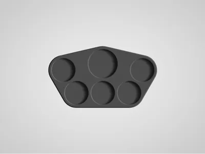 WH 40K Movement Tray 5x32mm + 1x40mm V1 - Free 3D Print Model - MakerWorld