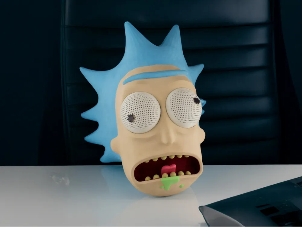 Rick and Morty - Mask by IdeoGramma MakerWorld: Download Free 3D Models