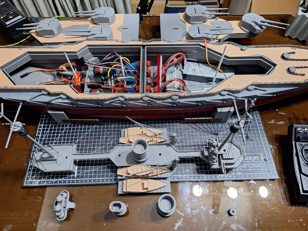 Corazzata RC SMS Helgoland scala 1:150 da JKnittelDesign MakerWorld ...