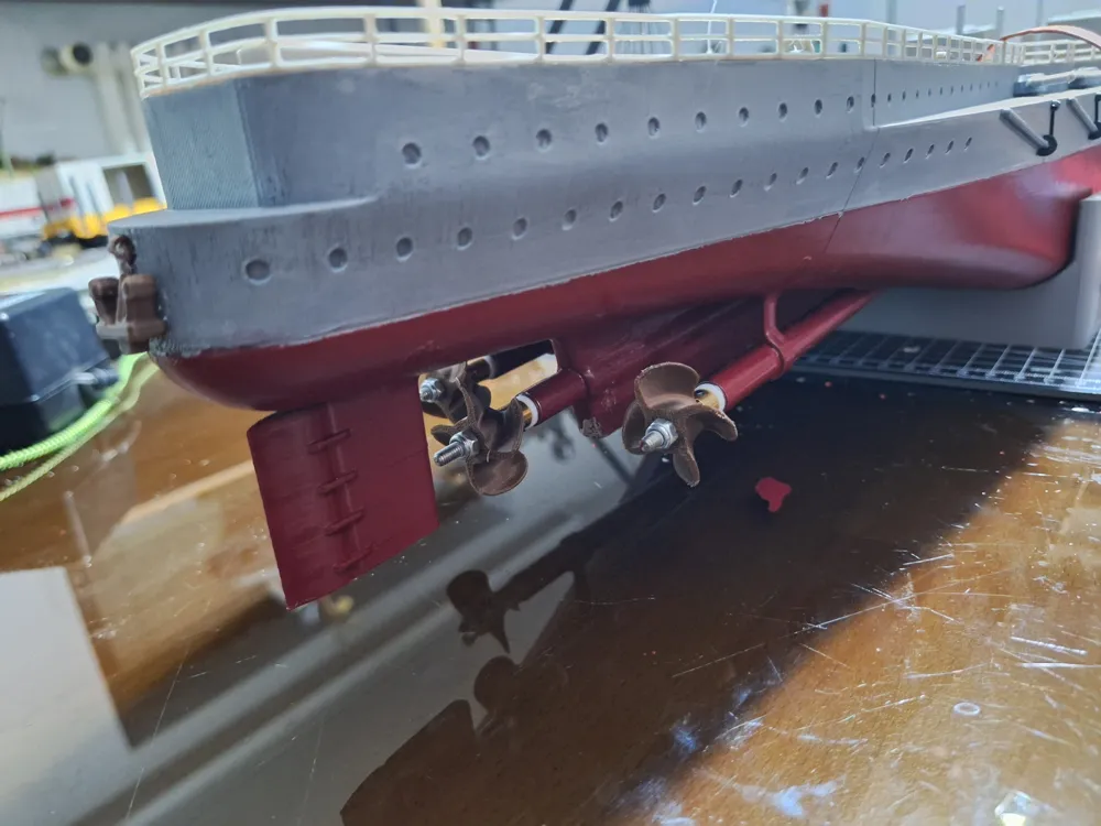 RC Battleship SMS Helgoland 1:150 scale - Free 3D Print Model - MakerWorld