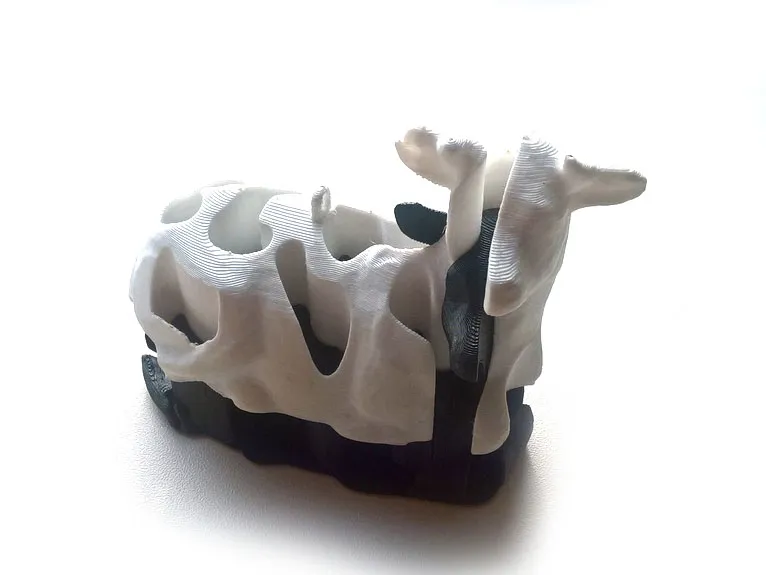 Single Extruder - Dual Color - Dutch Cow - Free 3D Print Model - MakerWorld