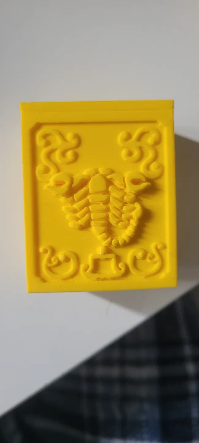 Golden Scorpio Saint Seiya armor box by mendiluce MakerWorld: Download ...