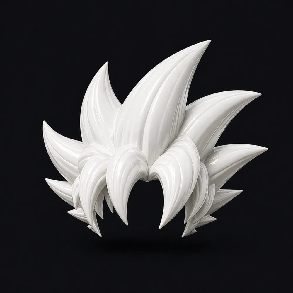 Dbz Goku Hair - Free 3D Print Model - MakerWorld
