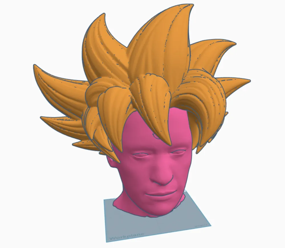 Dbz Goku Hair - Free 3D Print Model - MakerWorld