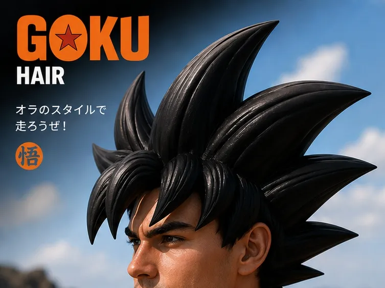 Dbz Goku Hair - Free 3D Print Model - MakerWorld