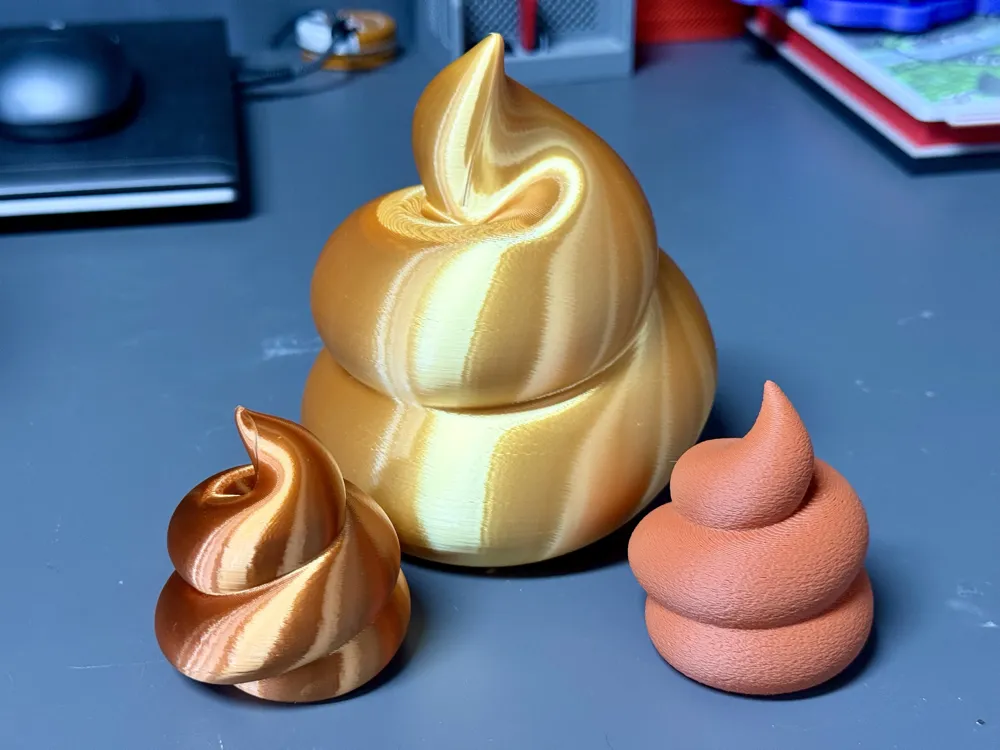 The Golden Turd by The_Creative_Parrot MakerWorld: Download Free 3D Models