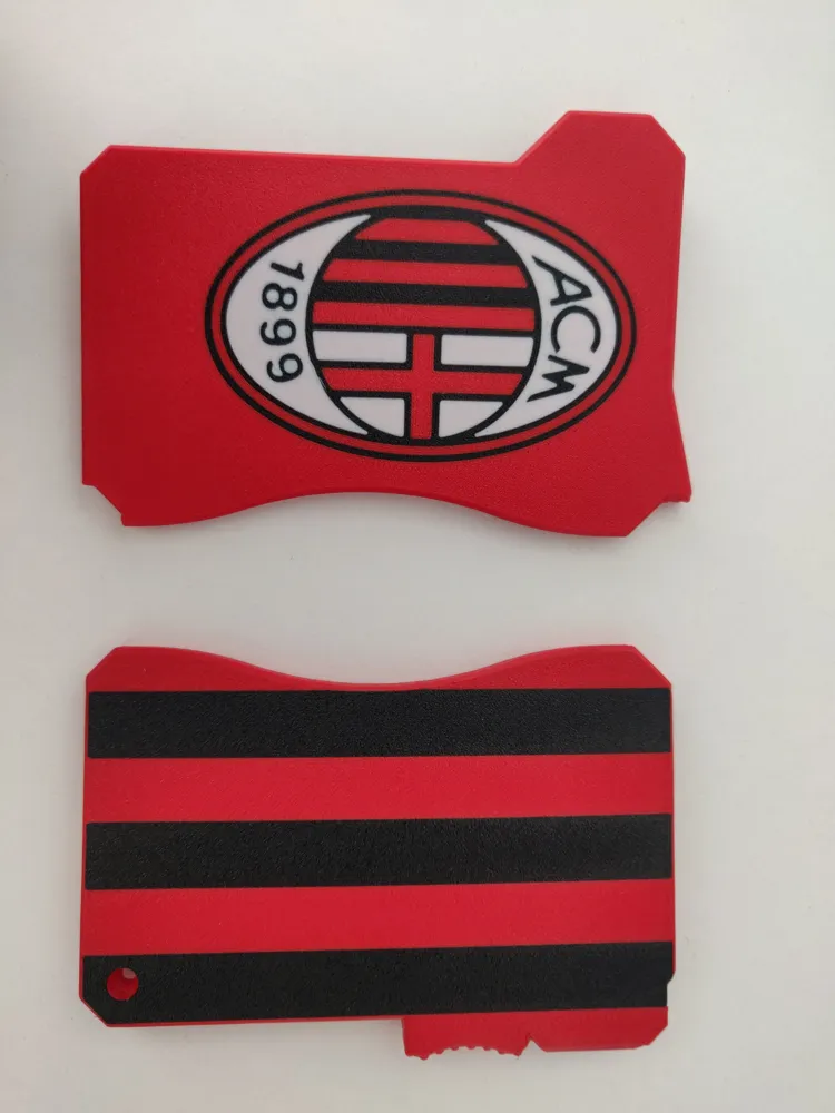 AC Milan Smart Wallet Multicolor Remixed by Z3Dartandtech - MakerWorld