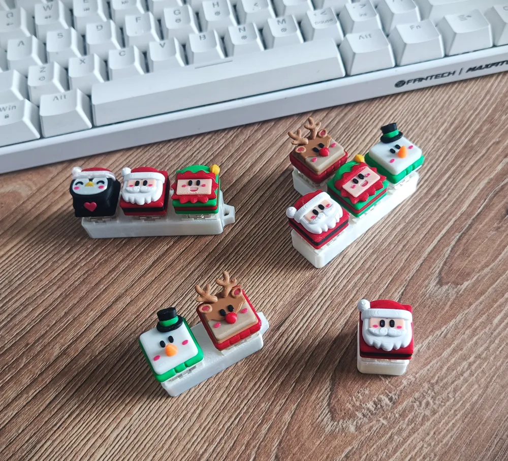 Keycap Fidget Keychain by Hiko 3D MakerWorld: Download Free 3D Models