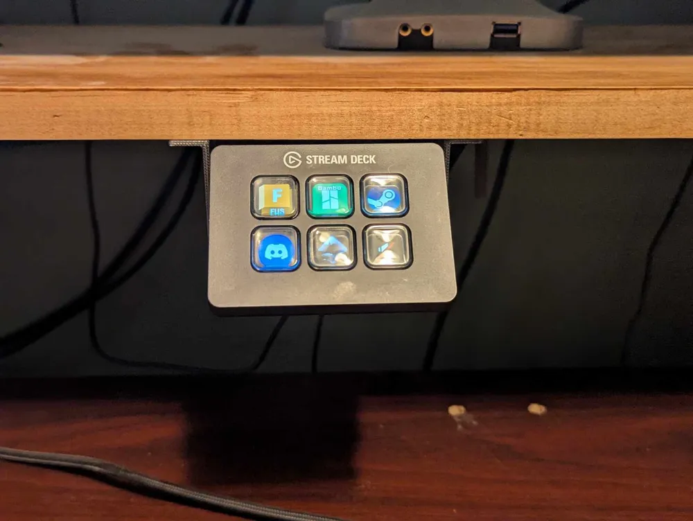Elgato Stream Deck Mini Desk Mount / Bracket by BereanDesign - MakerWorld
