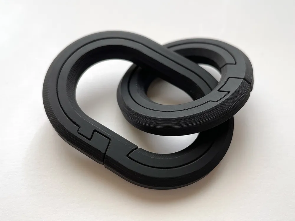Split Ring (2 shapes x 6 sizes) - Free 3D Print Model - MakerWorld