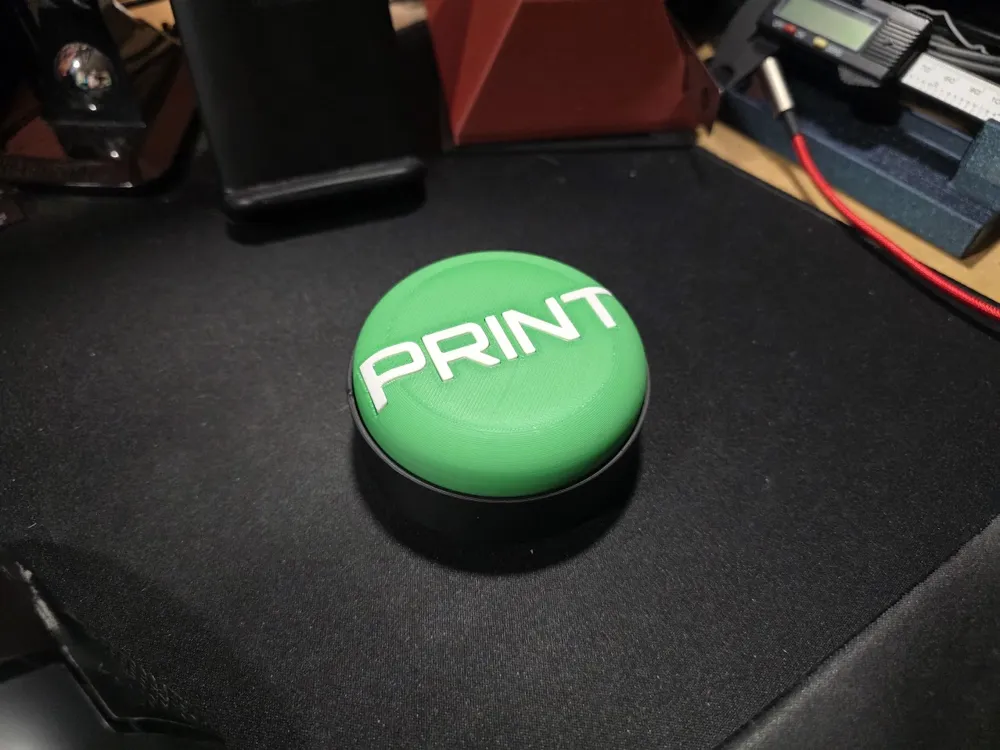 PRINT Button (100% Printed with TPU Air Spring) - Free 3D Print Model ...