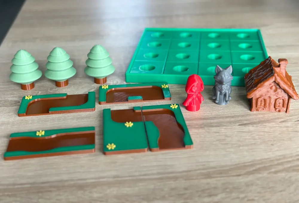 Little Red Riding Hood GAME by 3Dcrabi MakerWorld: Download Free 3D Models