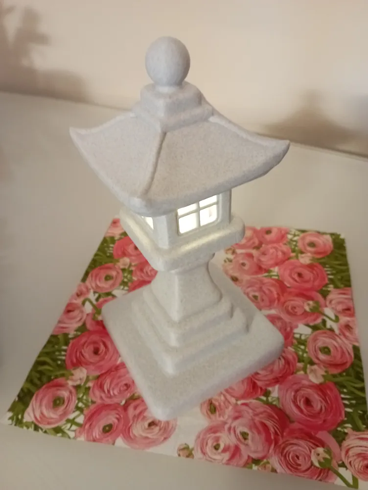 Stein Lampe Ishi Doro - Free 3D Print Model - MakerWorld