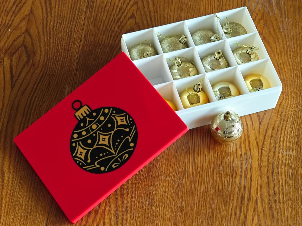 christmas baubles storage box by SeltinoCZ - MakerWorld