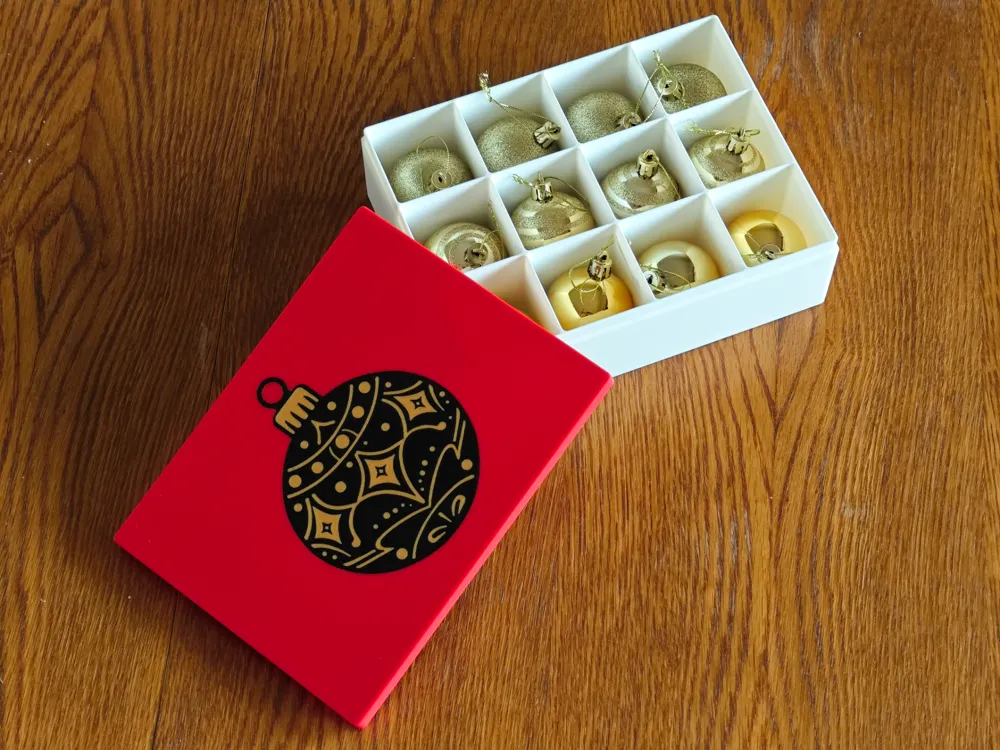 christmas baubles storage box by SeltinoCZ - MakerWorld