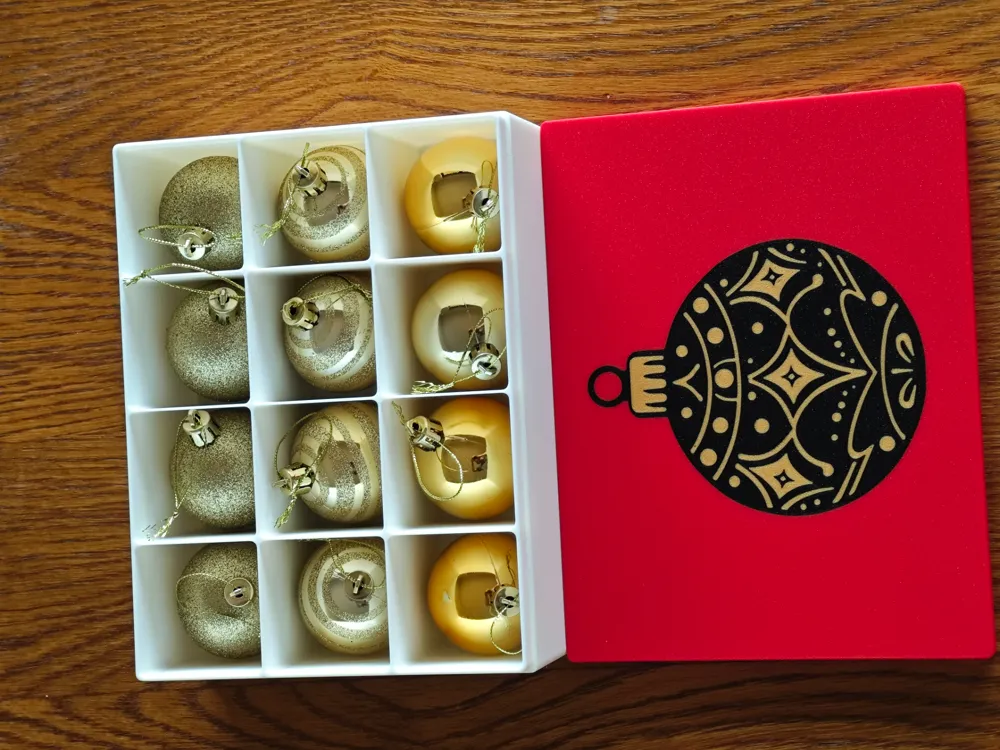 christmas baubles storage box by SeltinoCZ - MakerWorld