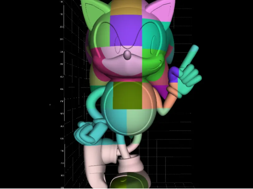 Sonic The Hedgehog Life Size 911mm - Free 3D Print Model - MakerWorld