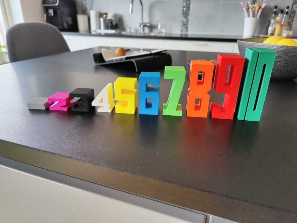 Apilar números del 1 al 20 por Dan - MakerWorld