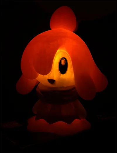 Light up Flambelle from Pal World Tea Light Doll by TS.Makers - MakerWorld