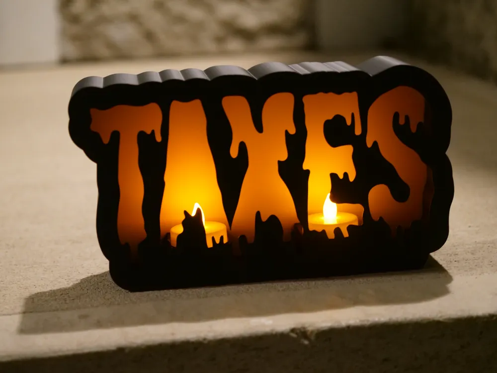The Scariest Halloween Sign by Dotted Lines - MakerWorld