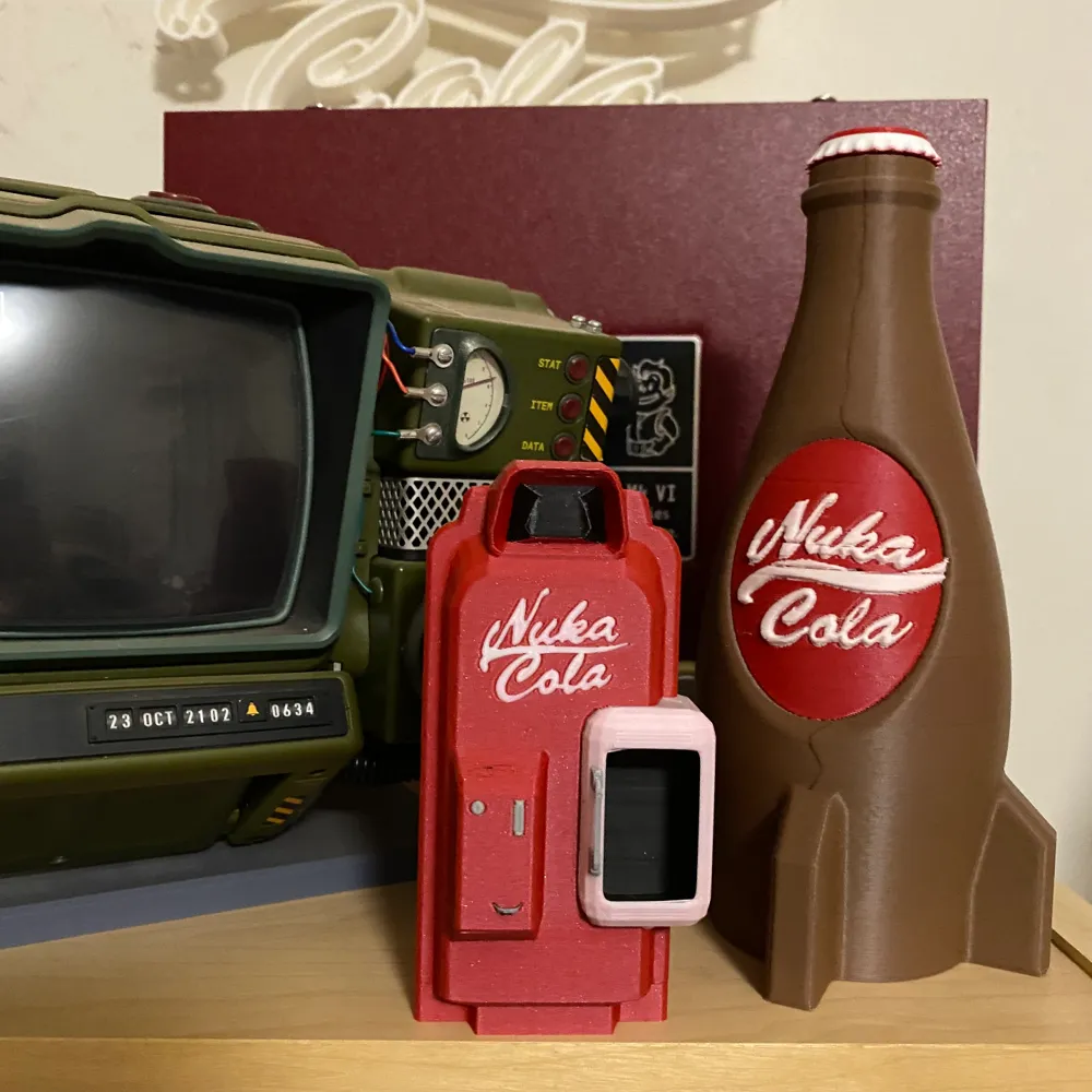 Nuka Cola Vending Machine Colourised Remixed by Markharris1989 - MakerWorld