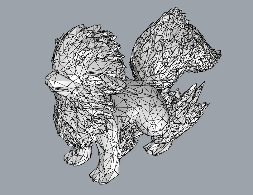 Low Poly Arcanine Pokemon by Zorzet90 - MakerWorld