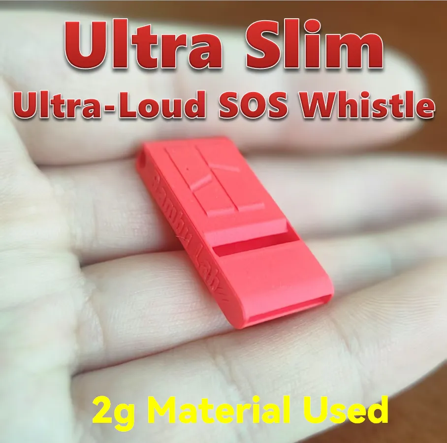 Ultra-Light & Loud Rescue Whistle|Emergency SOS|2g by 淘淘和小年糕 MakerWorld ...