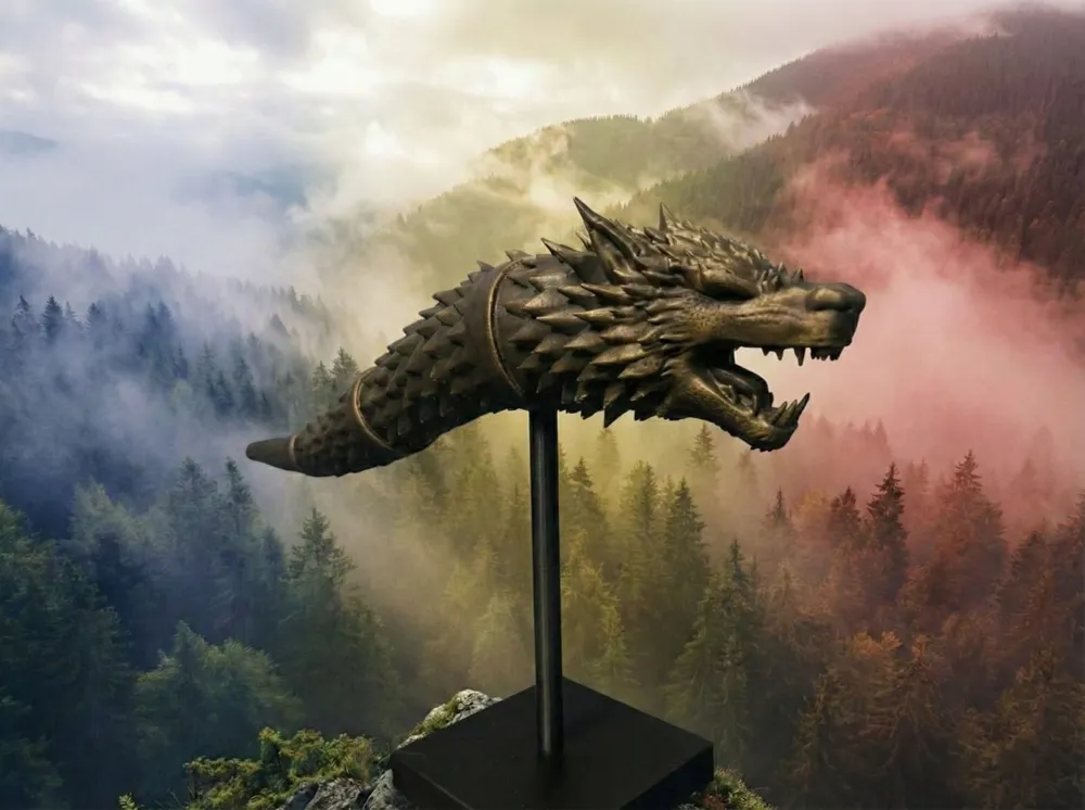 Dacian Draco - Ancient Wolf Standard Statue - Free 3D Print Model ...