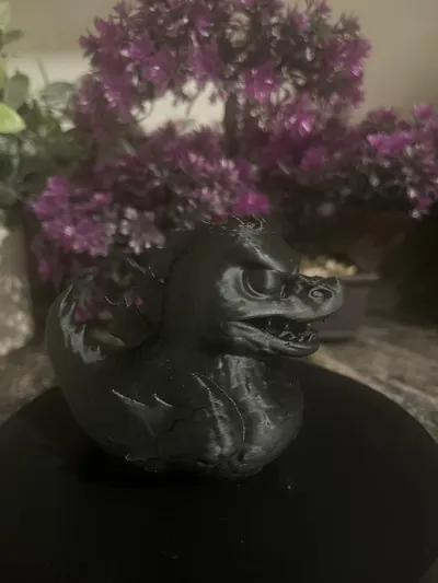 GODZILLA RUBBER DUCK by The Duck PatreonMakerWorld: Download Free 3D Models