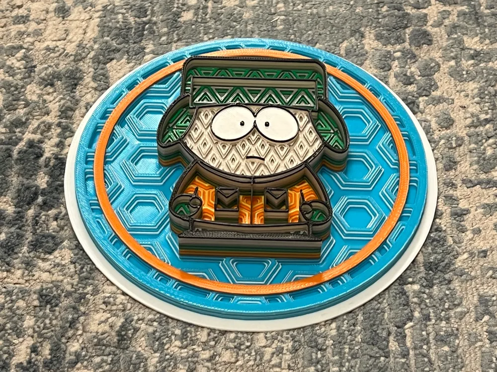 Kyle Broflovski - South Park - Dimensional Mosaic by Richie Rich Richie ...