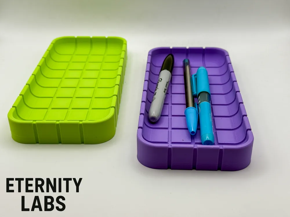Tile Tray Organizer - Long - Free 3D Print Model - MakerWorld