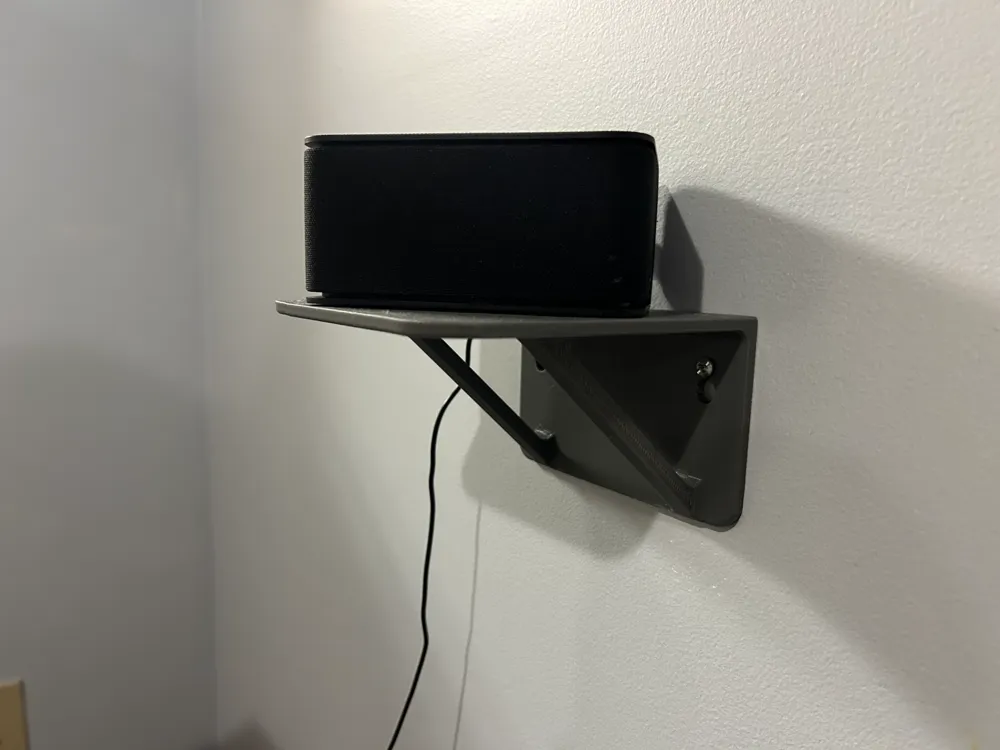 Wall Mounted Speaker Shelf - Free 3D Print Model - MakerWorld
