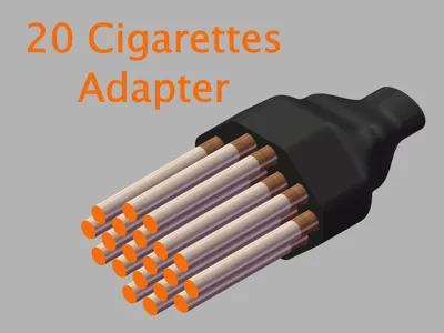 20 Cigarettes Adapter by XYZWERKZ - MakerWorld