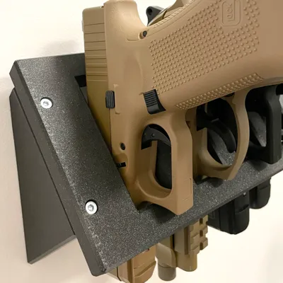 Wall pistol rack urban (Glock, Beretta, Sig) by T.giovanzana MakerWorld ...