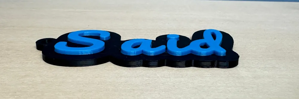Customizable Text Keychain by Arte3D MakerWorld: Download Free 3D Models