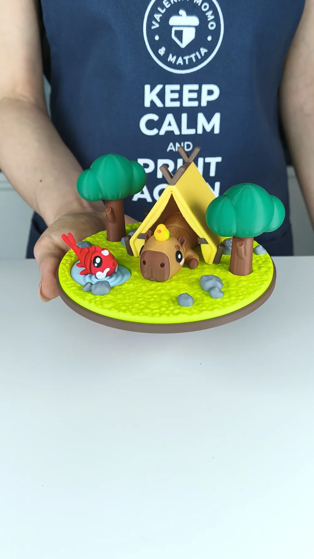 Diorama for Cute Flexi Animals, Capybara Edition by Valeria Momo ...