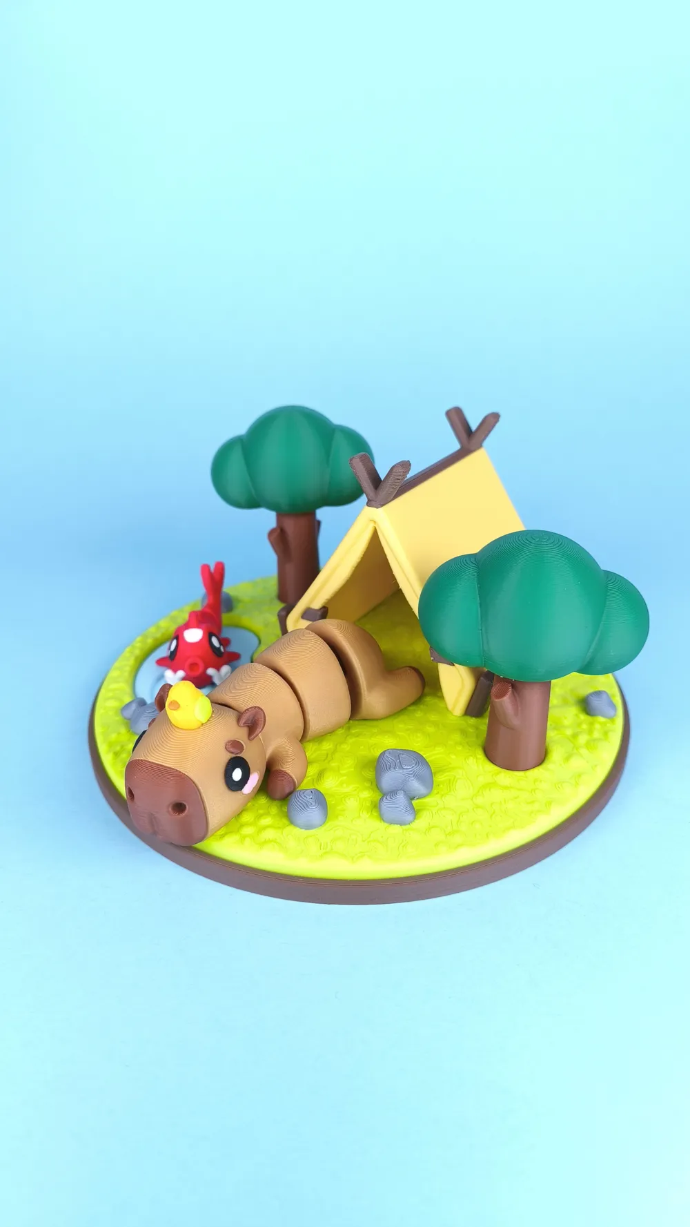 Diorama for Cute Flexi Animals, Capybara Edition by Valeria Momo ...