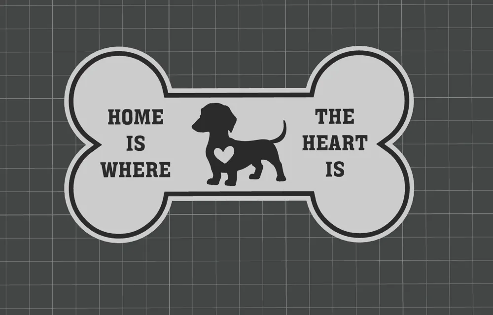 dog sign / dog home / Wall Art / pet by 3D Prints This Week - MakerWorld