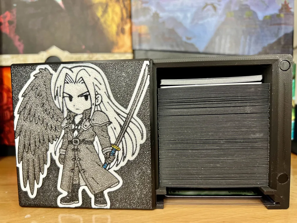 MTG EDH Commander Showcase Deck Box - Sephiroth - Free 3D Print Model ...