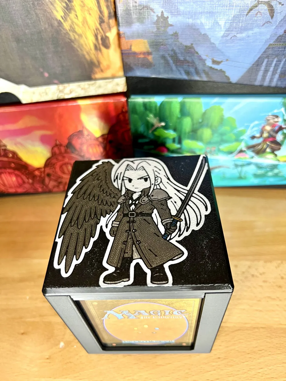 MTG EDH Commander Showcase Deck Box - Sephiroth - Free 3D Print Model ...