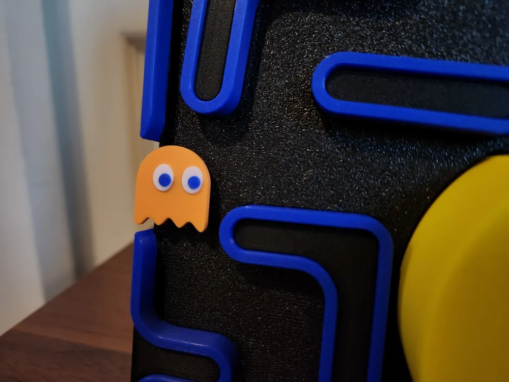 Pac-Man Coin-Run Piggy Bank - Free 3D Print Model - MakerWorld