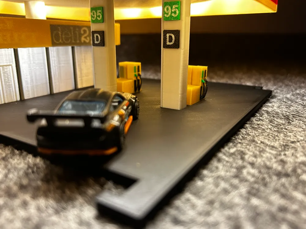 Shell gas station for Hot Wheels - Free 3D Print Model - MakerWorld