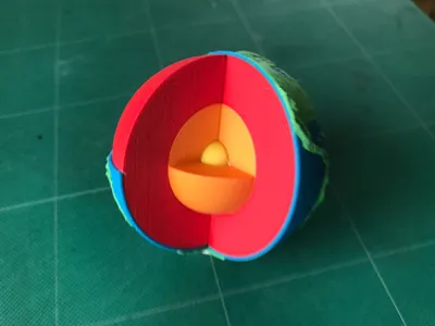 Interactive Earth Model with Layers by Franken 3DMakerWorld: Download ...