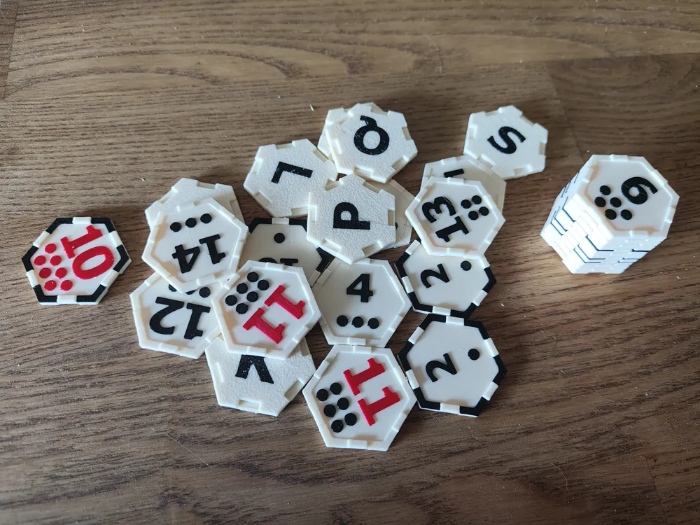 Catan Number Tokens for D8 dice by NOT your favorite engineer - MakerWorld